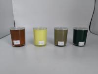 China Stained glass cup candles for sale