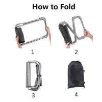 China Large folding camping stool with carrying bag aluminium alloy post for sale