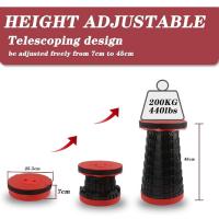 China Multifunctional folding stool for adult,suitable for camping, fishing and hiking for sale