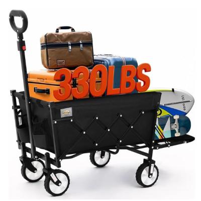 China Collapsible cart with wheels,with extended tail door for sale