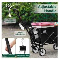China Collapsible cart with wheels,with extended tail door for sale