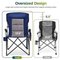 China Oversized folding camping chair for sale