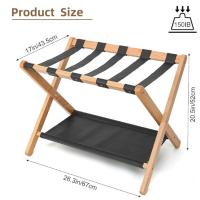 China Solid wood luggage rack for sale