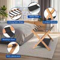 China Solid wood luggage rack for sale