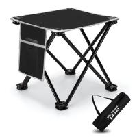 China Portable camping bench with side pockets for sale
