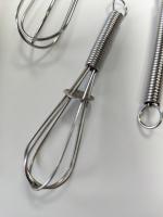 China Stainless steel mini mixing whisk for baking. Stirring rod. Home use for whipping cream and beating egg whites. Manual egg whisk set of 4 pieces. for sale