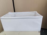 China Foldable Grid Storage Box for Underwear & Socks - Large Capacity Portable Closet Organizer with Dustproof Cover for sale