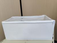 China Foldable Grid Storage Box for Underwear & Socks - Large Capacity Portable Closet Organizer with Dustproof Cover for sale
