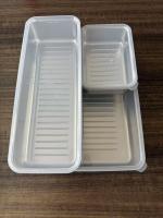 China Stainless Steel Fresh-Keeping Box with Lid, Square Tray, Refrigerator Storage Container, Steamed Fish & Grilled Fish Plate, Barbecue & Cold Dish Plate for sale