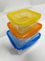 China Transparent Lunch Box, Freezer-Safe for Home Refrigerator, Plastic Fresh-Keeping Box, Airtight Sealed, Microwave-Heatable Food Container, Storage & Sealed Fresh-Keeping Box for sale