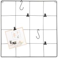 China Metal wire wall grid hanging clothes display racks for sale