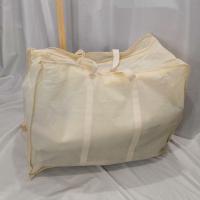 China Large capacity quilt storage bag clear window Folding bag clothes blanket bedding storage organizer under bed storage ba for sale