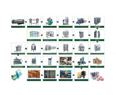 China 12000kg Milk Dairy Processing Plant Equipment with Spare Parts and After Service for sale