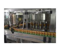 China Metal Can Filling Machine for Complete Can Packing Line Soda Juice Rinsing Sealing for sale