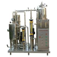China 2000L/H Fully Automatic 3 Tank Carbonated Drinks Mixing Machine with 99.9% CO2 Purity for sale