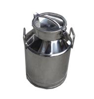 China Food Sanitary Aluminum Milk Can With Lid 5.5 KG for Food Grade Storage for sale