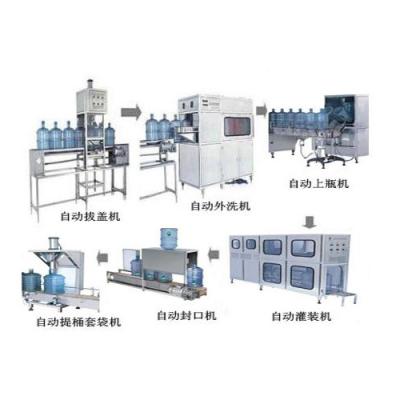China Automatic Grade Automatic 450b/h 5 Gallon Water Production Line for Water 3500 KG Capacity for sale