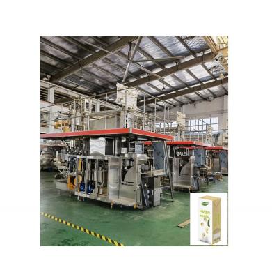 China accuracy Full Automatic 6000 Carton/Hour Paperboard Packing Machine for Milk and Juice for sale