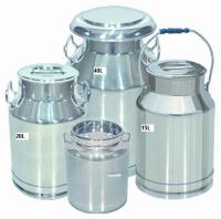 China 25L Stainless Steel Milk Churn for Smooth and Consistent Dairy Processing for sale
