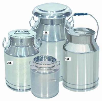 China 25L Stainless Steel Milk Churn for Smooth and Consistent Dairy Processing for sale
