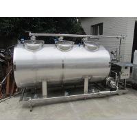 China Durable CIP Cleaning System for Milk Processing Line 0.6-0.8 Mpa Compressed Air Inlet Pressure for sale