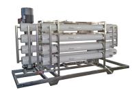 China 1250 kg Stainless Steel 304 Large Scale 5000L/H Skid Mounted RO Water Treatment System for sale