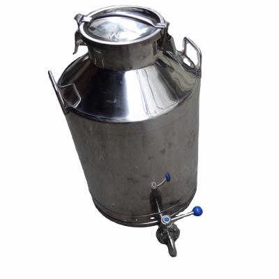 China Food Sanitary Stainless Steel Fresh Milk Churn for Food Beverage Factories for sale