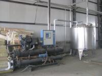 China 65KW Screw Type Industrial Water Chiller Essential for Pasteurized Milk Production for sale