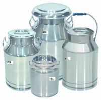 China Food Sanitary 8kg Capacity Stainless Steel Milk Can with Mirror Polished Exterior for sale