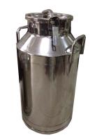 China Food Sanitary 8kg Capacity Stainless Steel Milk Can with Mirror Polished Exterior for sale