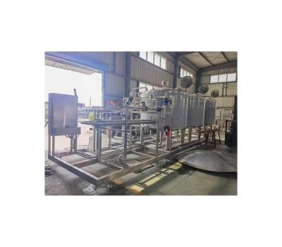China DN15 Compressed Air Inlet Alkali Acid Hot Water Tank CIP Cleaning Machine 220V/380V/415V for sale