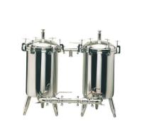 China Manufacturing Plant Food Sanitary Stainless Steel Dairy Milk Filter Duplex Filter for sale