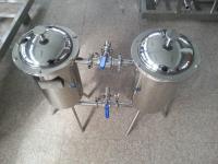 China Duplex Stainless Steel Pasteurized Milk Filter for Field Maintenance and Repair Service for sale
