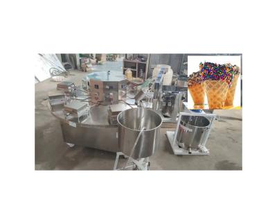 China Customized Waffle Cone Baking Machine for Different Shape Rolled Ice Cream Cones for sale