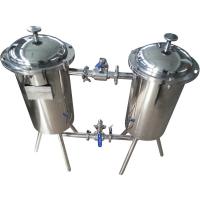 China Food Sanitary Stainless Steel Fresh Milk Filter Machine for Beverage Production Line for sale