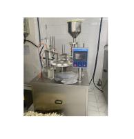 China Customized Voltage Peanut Butter Dipping Sauce Ice Cream Cup Filling Sealing Machine for sale