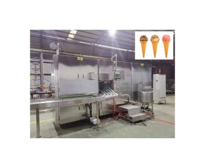 China Customized Voltage Waffle Biscuit Gelato Processing Line for Ice Cream Cones for sale