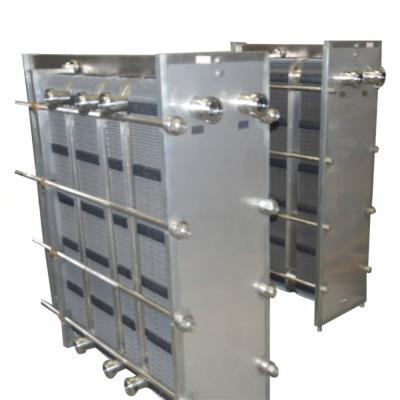 China Instant 1000L/H Dairy Milk Plate Heat Exchanger with 0-350c Working Temperature Range for sale