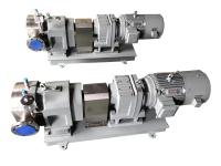 China Electric Power Source Industrial Food Sanitary Lobe Pump for High Viscosity Fruit Puree for sale