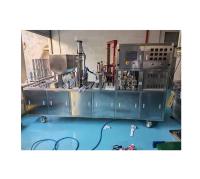 China 4000 Cups Packing Speed Milk Yogurt Cup Filling Sealing Machine at 0.8MPa Air Pressure for sale