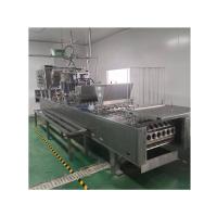 China 4000 Cups Packing Speed Milk Yogurt Cup Filling Sealing Machine at 0.8MPa Air Pressure for sale