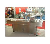 China Pneumatic Driven Mineral Water Juice Yogurt Ice Cream Cup Filling and Sealing Machine for sale