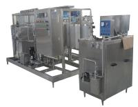 China Compact Design 8000KG Industrial Mini Scale 200L/H Flavored Ice Cream Processing Line for sale