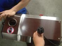 China Luxury Type SUS304 Material 4 Roller Sugar Cane Juicer Machine 380*370*750mm for sale
