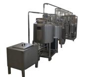 China Small Scale 200L/H Flavored Milk Processing Line with High Voltage and Compact Design for sale
