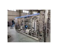 China PLC Controlled Tubular Pasteurizer for Flavoured Beverage Processing Line for sale