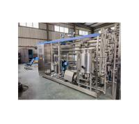 China PLC Controlled Tubular Pasteurizer for Flavoured Beverage Processing Line for sale