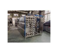 China PLC Controlled Tubular Pasteurizer for Flavoured Beverage Processing Line for sale
