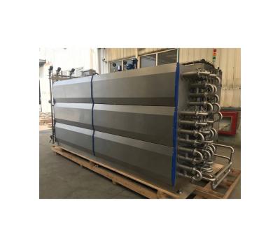 China 1000L per Hour UHT Condensed Milk Tubular Sterilizer with 0.5-0.6 Mpa Steam Pressure for sale