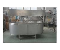 China Making Cheese Get the 17.5KW Cheese Mixing Vat 500 Liters with Pneumatic Press for sale